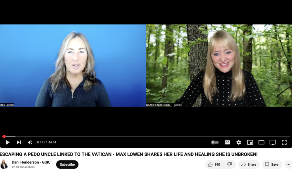 Max is Interviewed by Dani Henderson – GSIC | Unbroken - Max Lowen